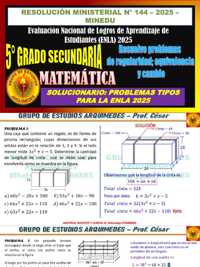 Muestra 2. Solucionario - Resuelve Problemas de Regularidad ...