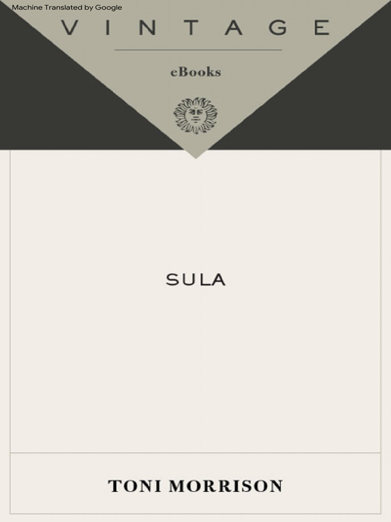Análisis de "Sula" de Toni Morrison | PDF | Libertad | Escritores