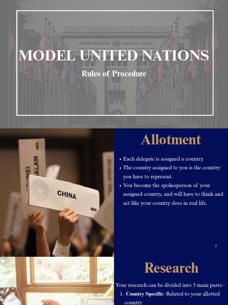 Model United Nations | PDF | Committee | Government