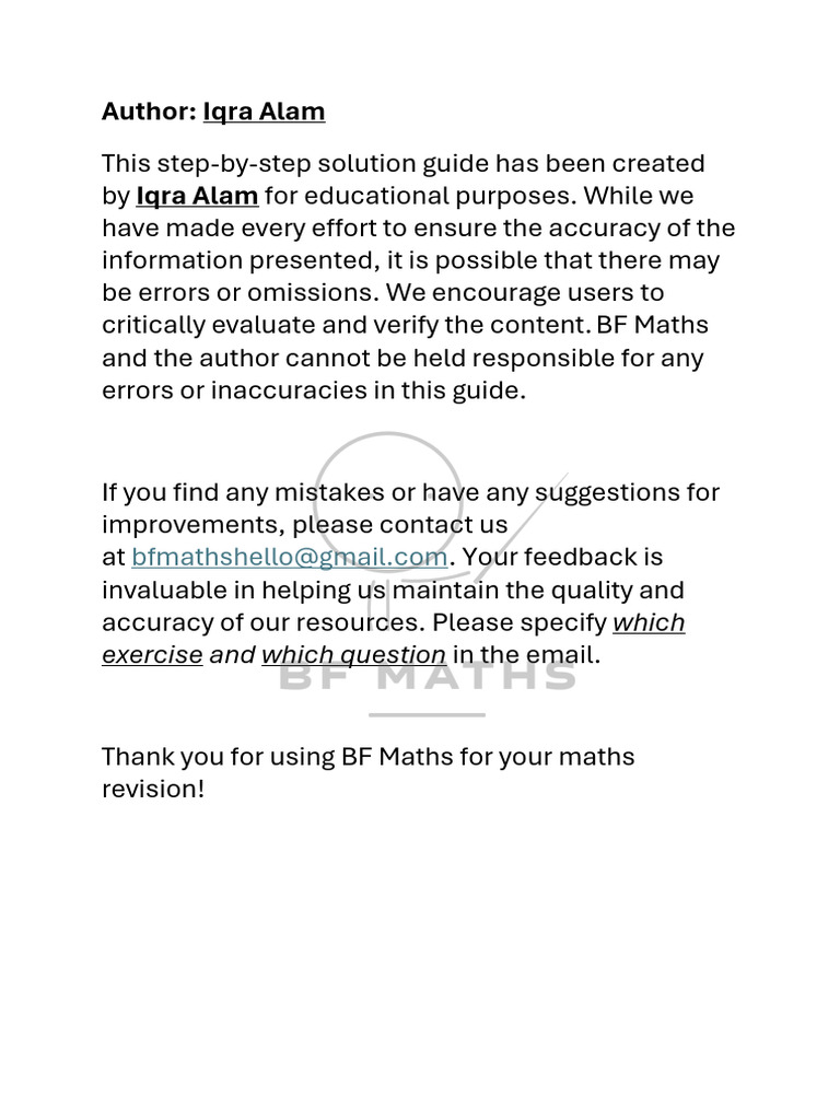 Ex 2.5_Pure Year 1 | PDF