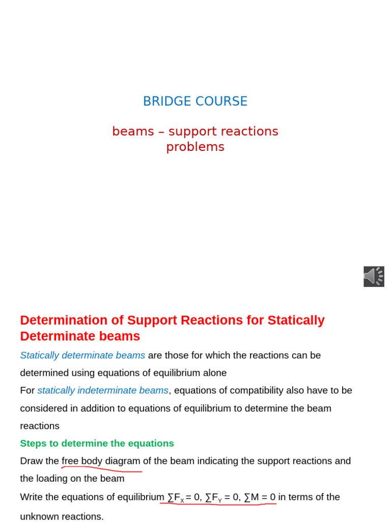 Beam reactions problems | PDF | Mechanics | Applied And ...