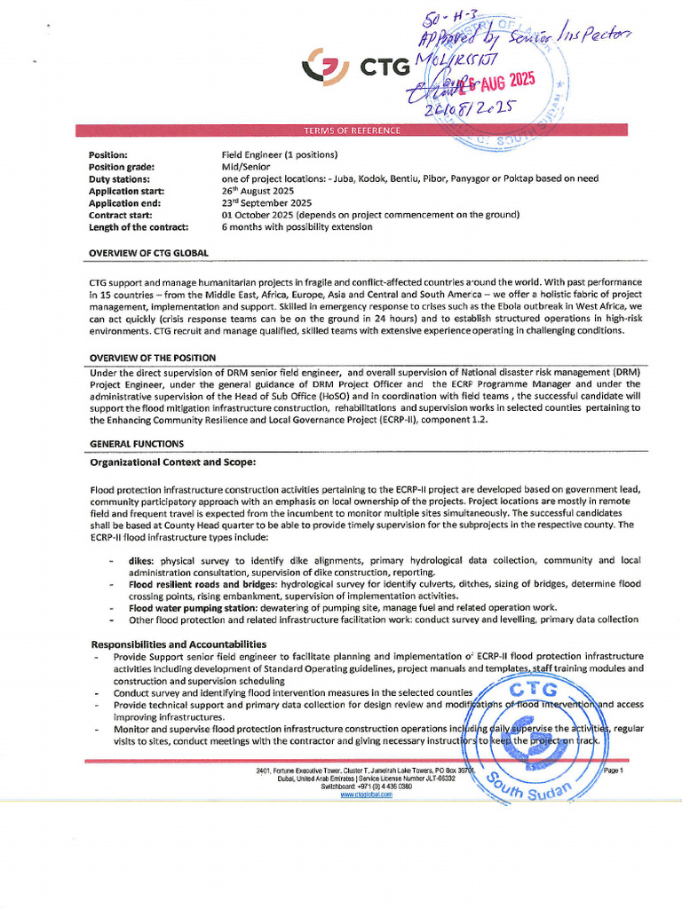 DRM - Field Engineer | PDF