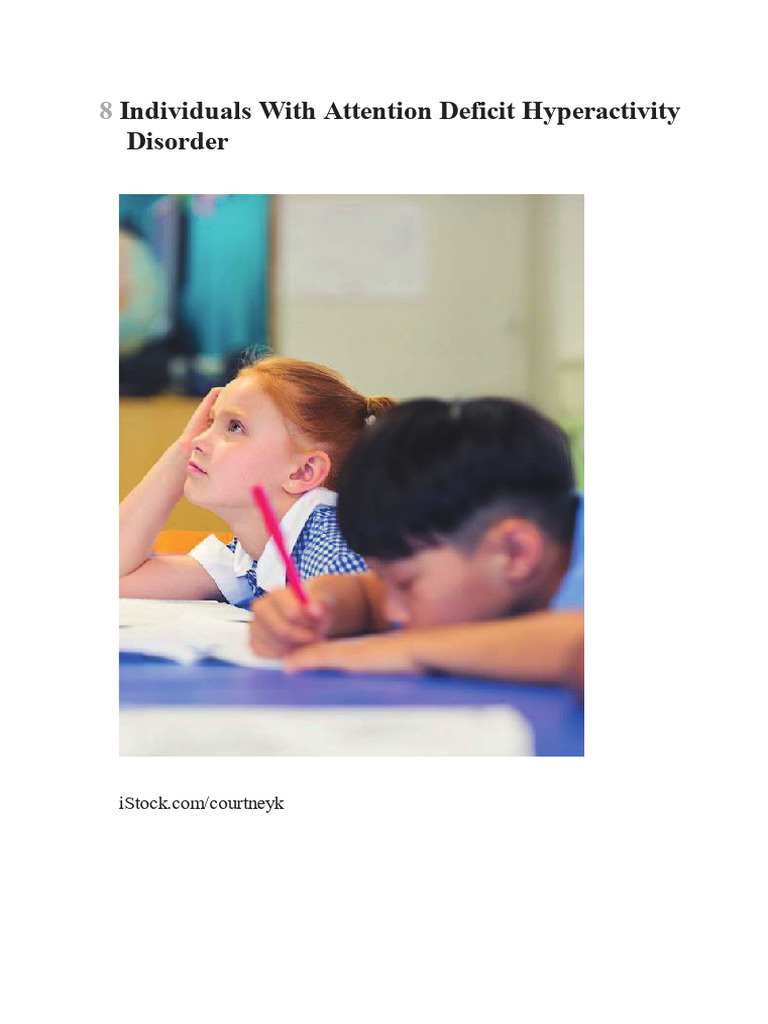 Midterm - Reading - 4 - Individuals With Attention Deficit ...