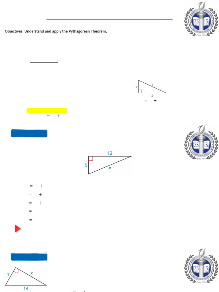 Understanding the Pythagorean Theorem | PDF | Elementary Geometry ...