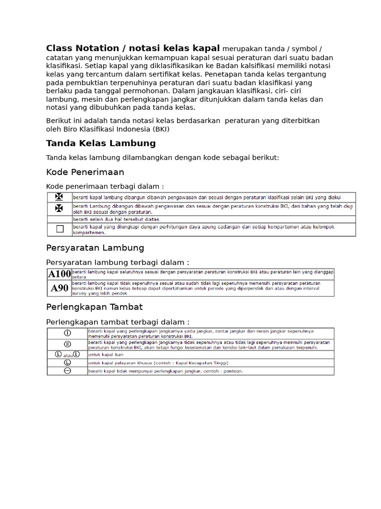 Class Notation | PDF