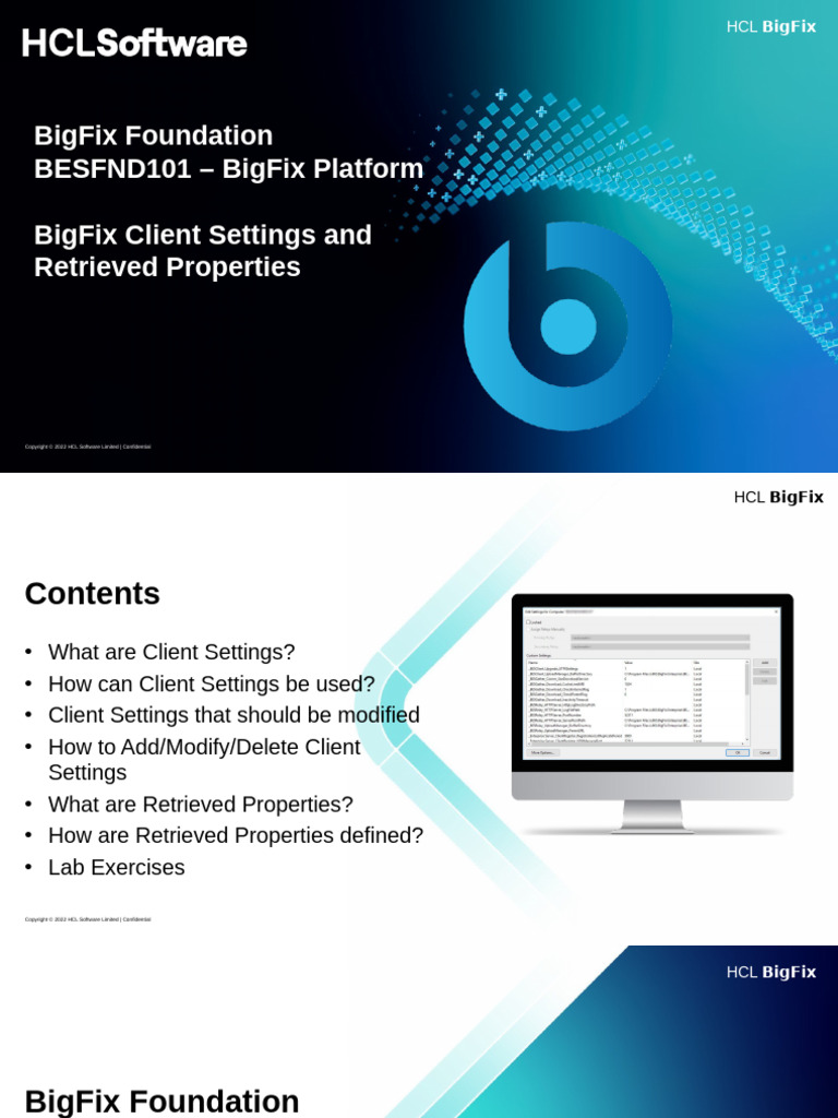 BigFix Client Settings Guide | PDF | Command Line Interface | Boolean ...
