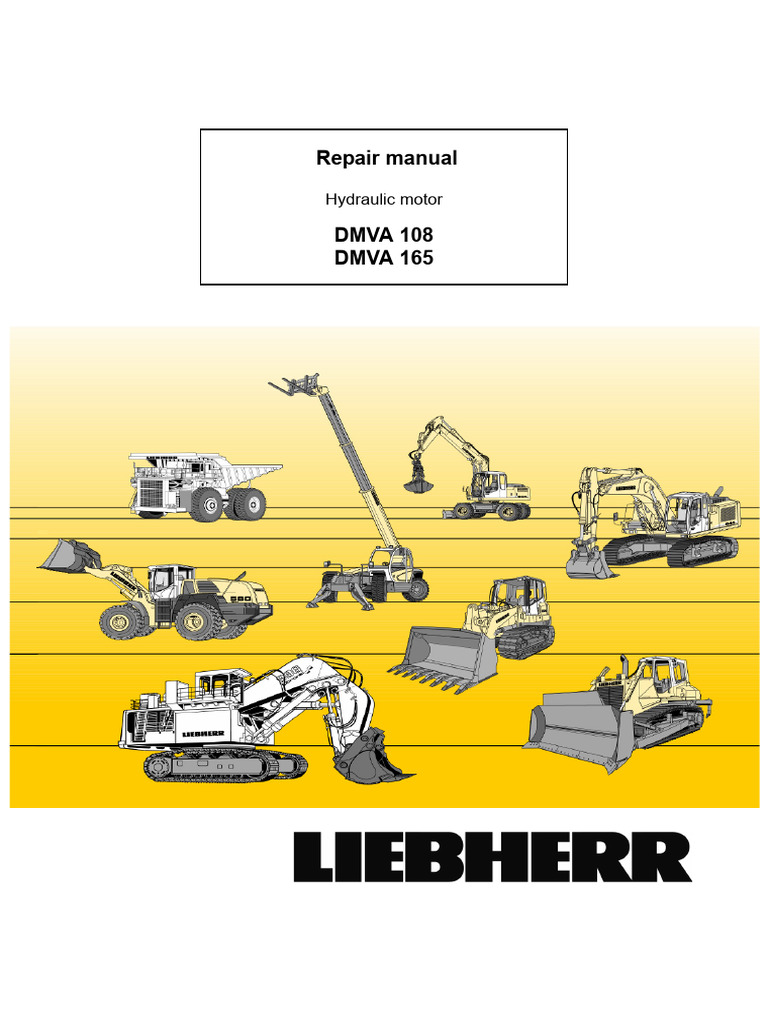 DMVA 108/165 Hydraulic Motor Repair Manual | PDF | Screw | Valve
