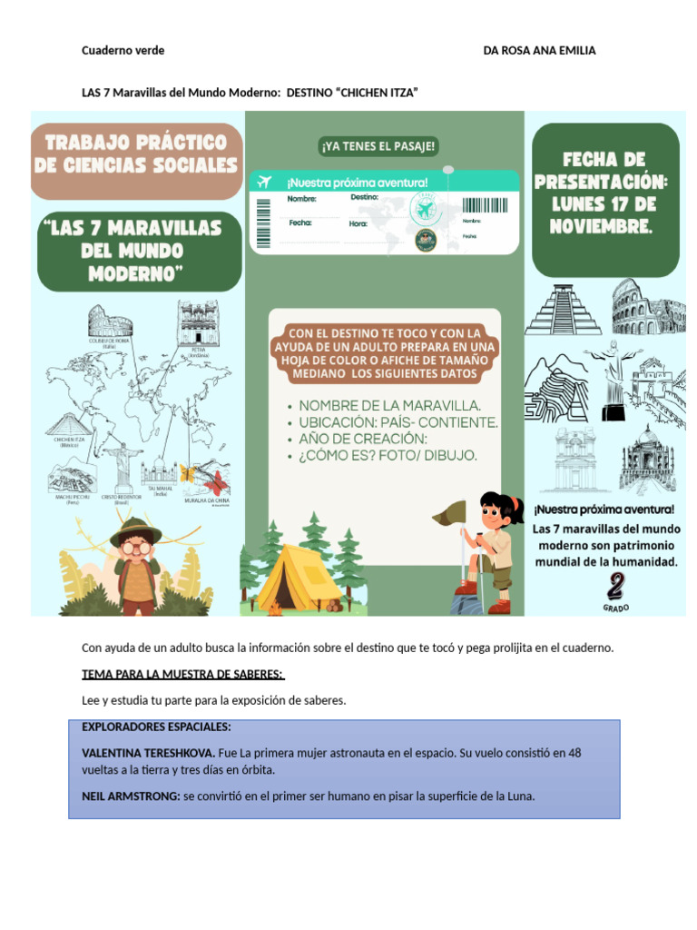 Cuaderno Verde ANA AUSENTE | PDF