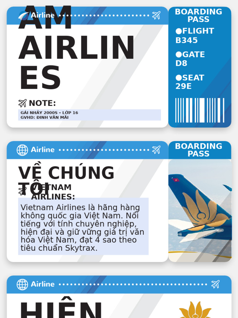 Boarding Pass Flight Gate Seat B345 D8 29E: Gái Nhảy 2000S - Lớp 16 ...
