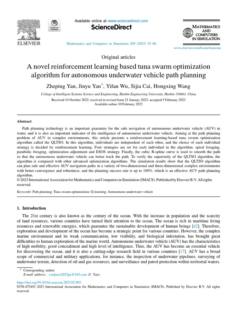 A Novel Reinforcement Learning Based Tuna Swarm Optimization Algorithm ...