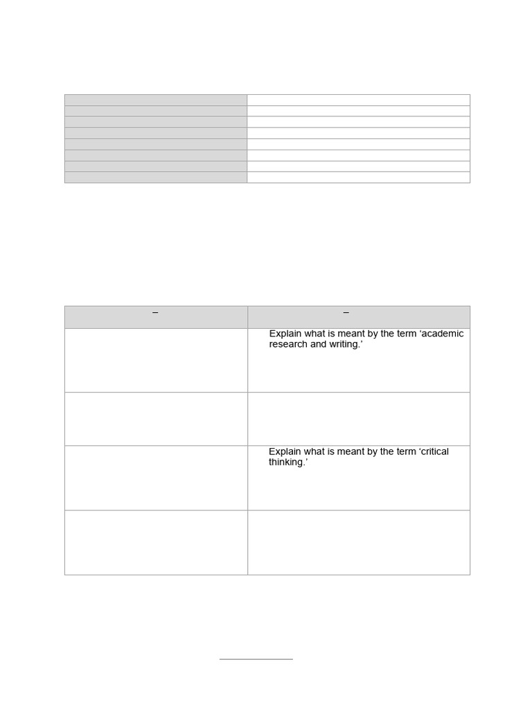 Academic Writing & Research Skills Guide | PDF | Critical Thinking ...