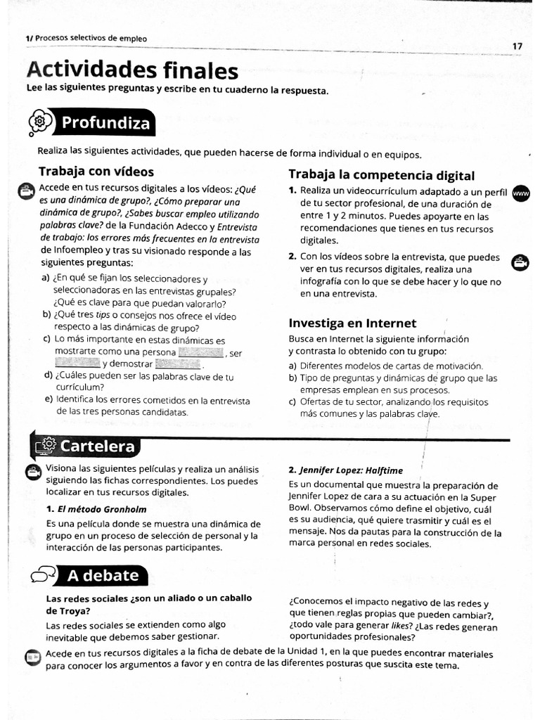 Actividades de Clase Empresariales | PDF