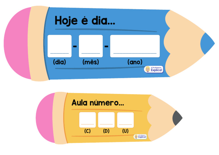 Aula de Hoje: Data e Conteúdo | PDF
