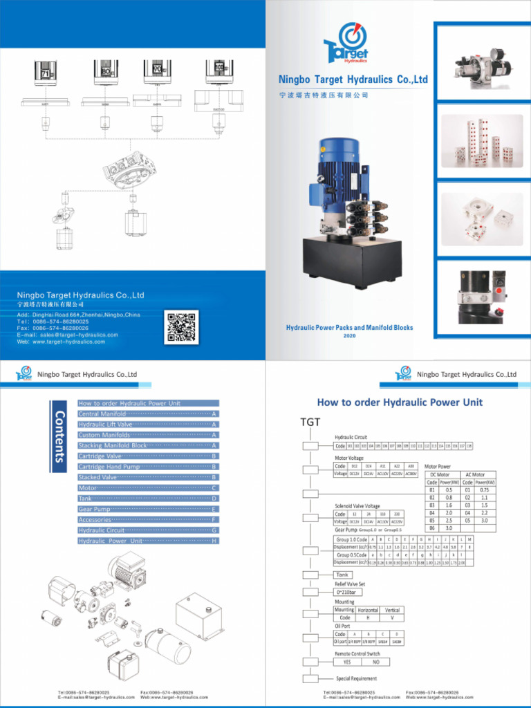 Target Hydraulics Catalog 2020 | PDF