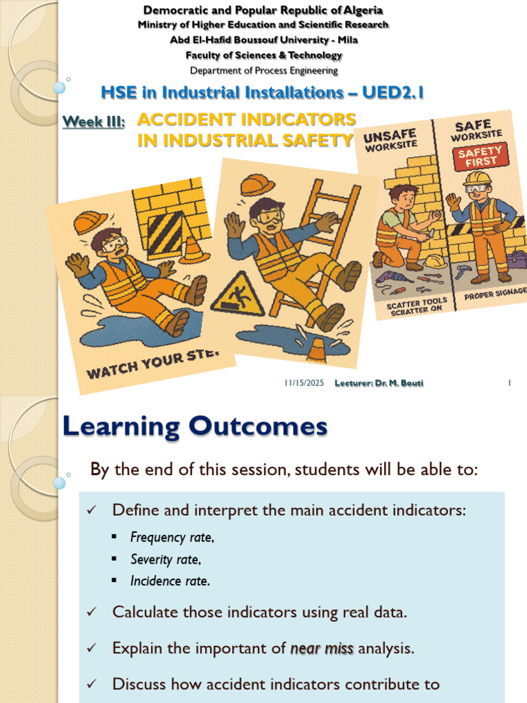 Industrial Safety Accident Indicators | PDF | Accidents | Working Time
