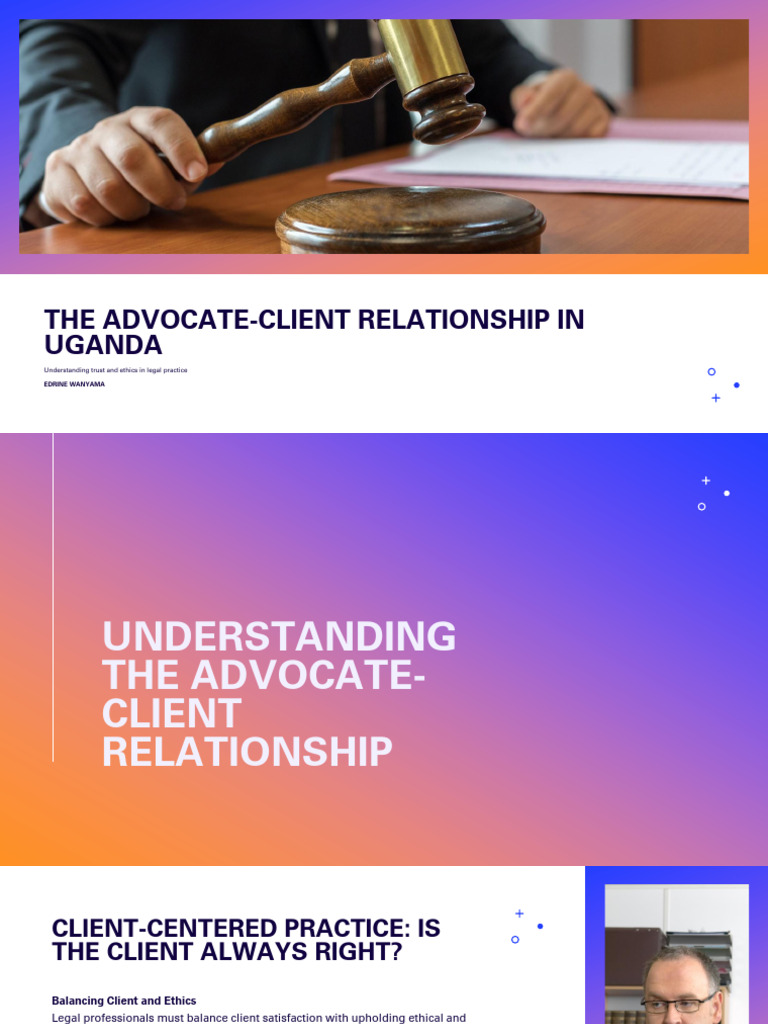 Advocate-Client Relationship in Uganda | PDF | Advocate | Conflict Of ...