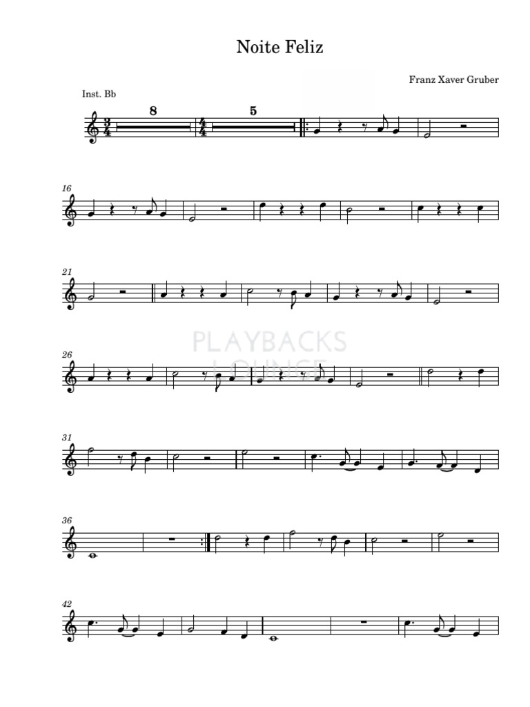 Noite Feliz Inst. Bb | PDF