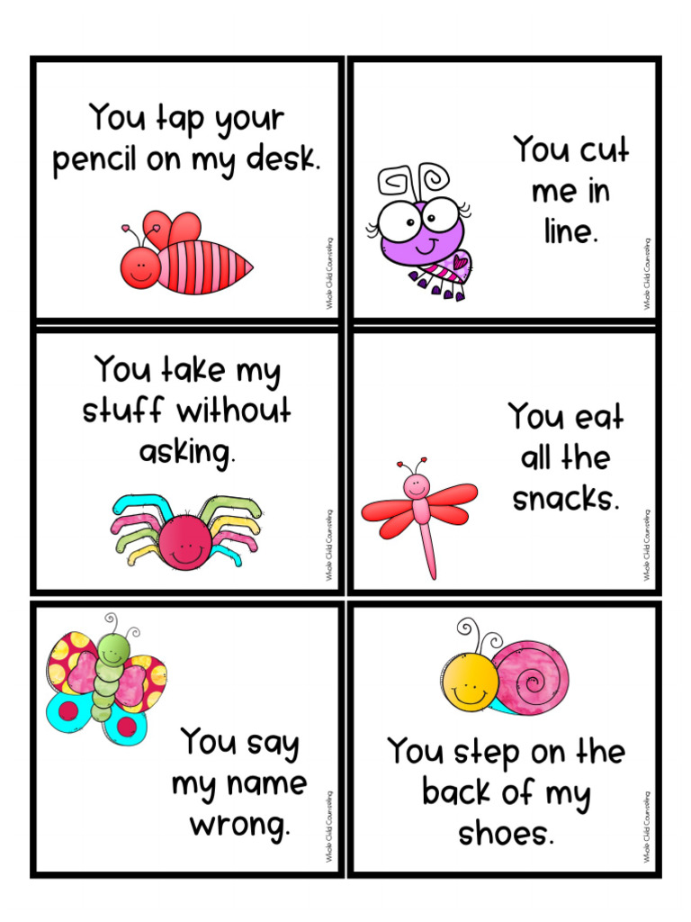 ProblemSolvingwithaBugandaWishConflictResolutionSocialScriptVisual 2 | PDF