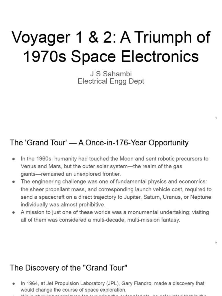 Voyager | PDF | Voyager Program | Gravity Assist