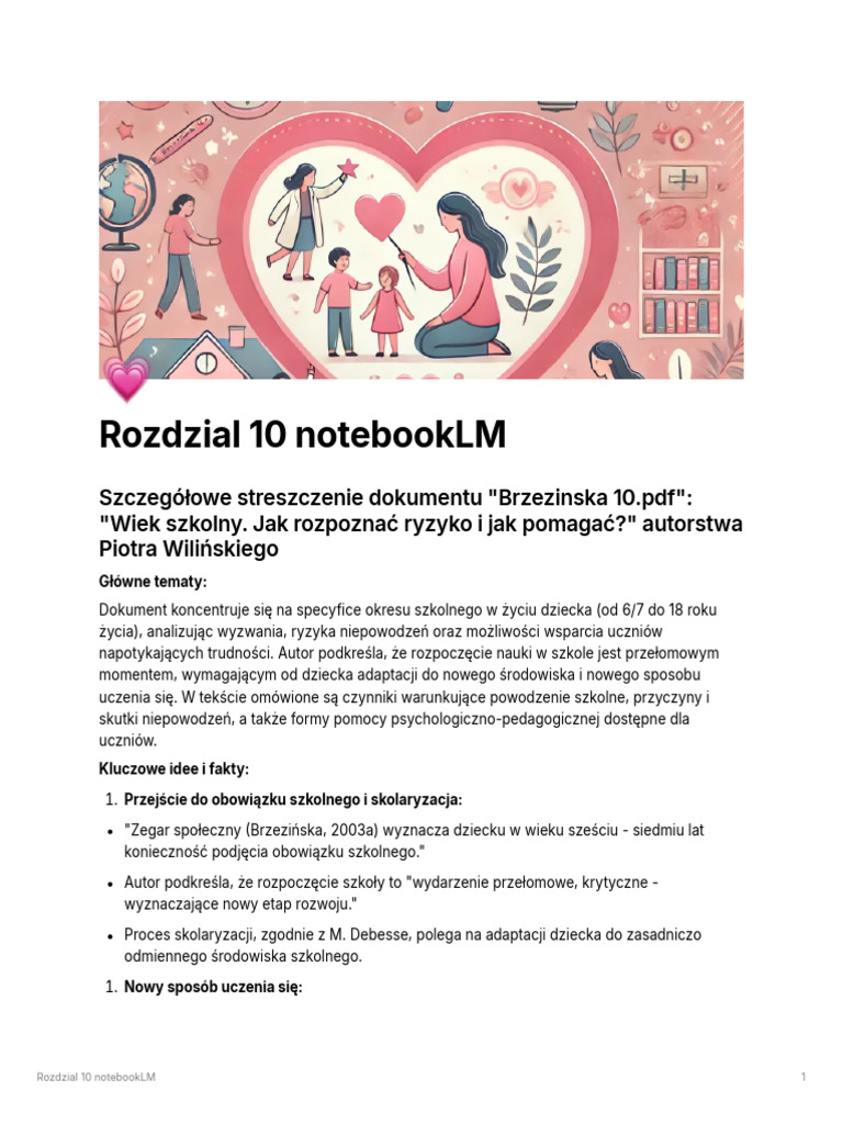 Rozdzial 10 notebookLM | PDF