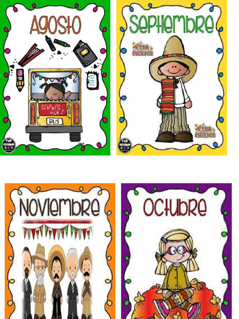 Caratulas Meses Planes | PDF