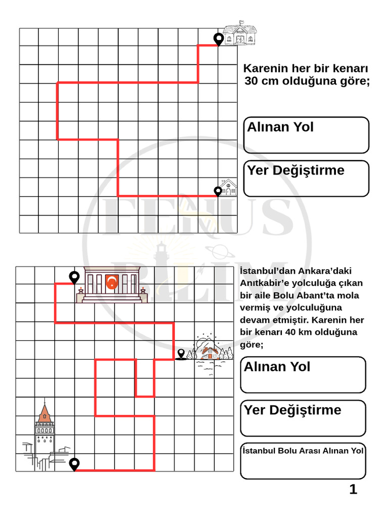Alinan Yol Yer Degistirme Sorulari Fenusbilim | PDF
