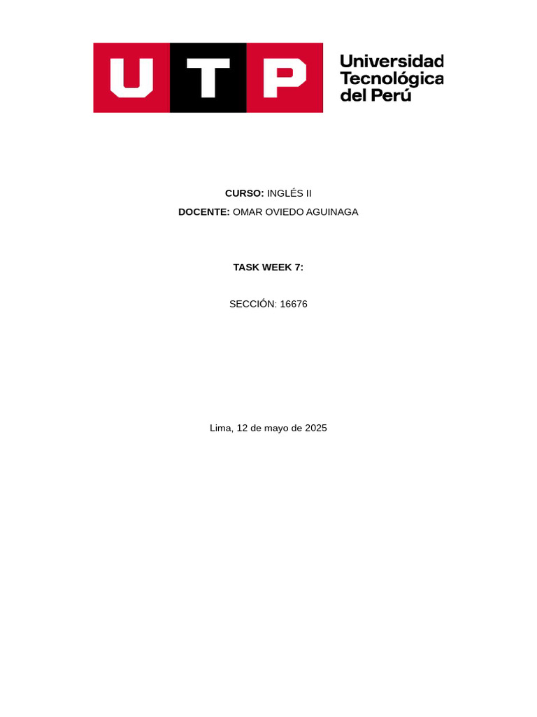 Task Week 7 | PDF