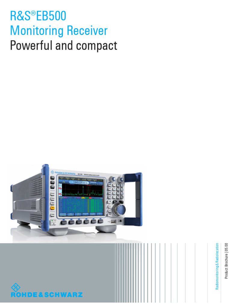 EB500 Bro en 5214-3800-12 v0500 | PDF | Frequency Modulation ...