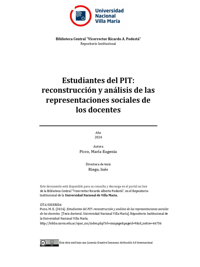Picco, María Eugenia - 2024 | PDF | Inclusión (Educación) | Enseñando