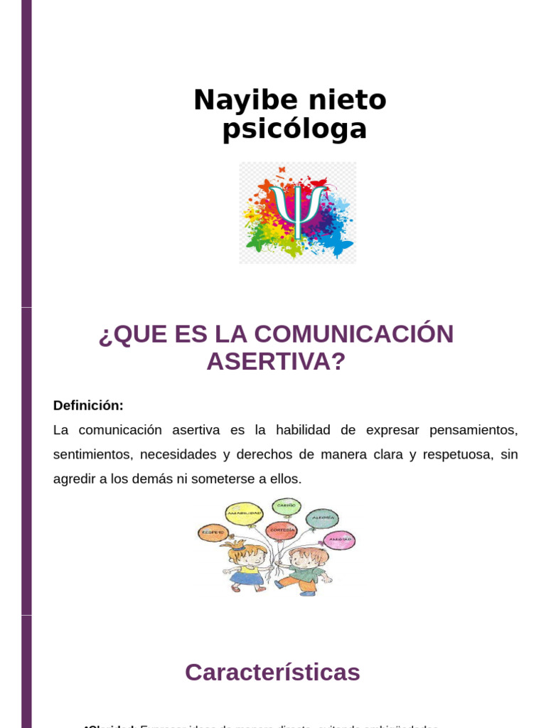 COMUNICACION ASERTIVA Docentes | PDF