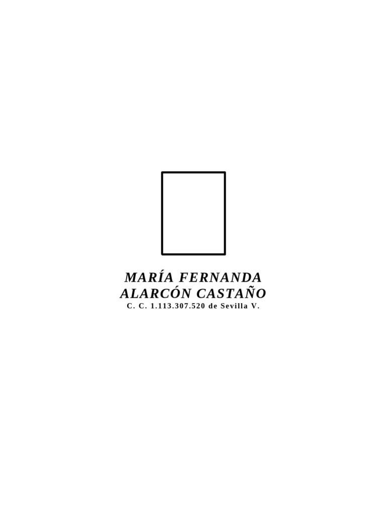 María Fernanda Alarcón Castaño | PDF | Sevilla