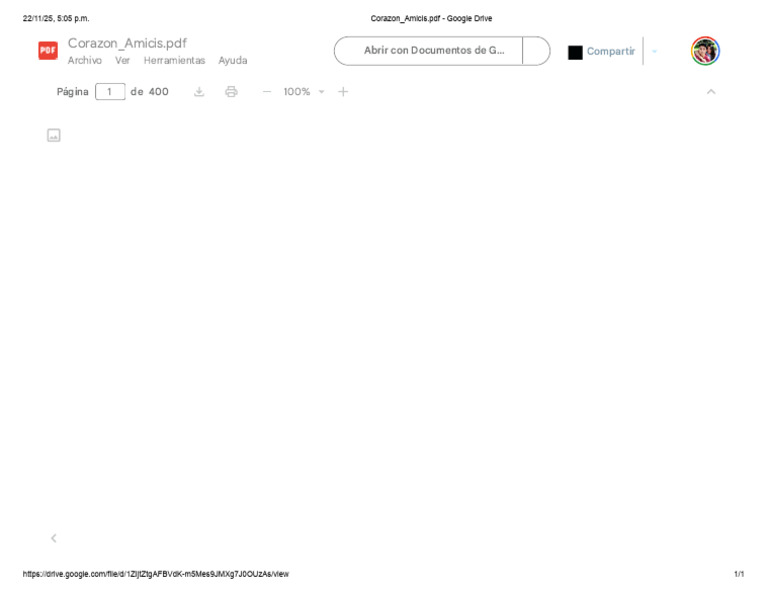 Corazon - Amicis - PDF - Google Drive | PDF