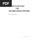CV for Industrial Attachment Application | PDF | Computer Programming ...