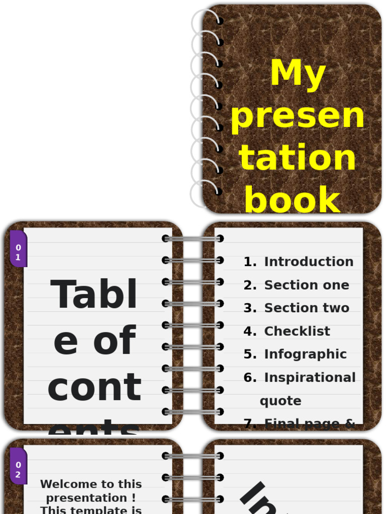 Book Presentation Template | PDF