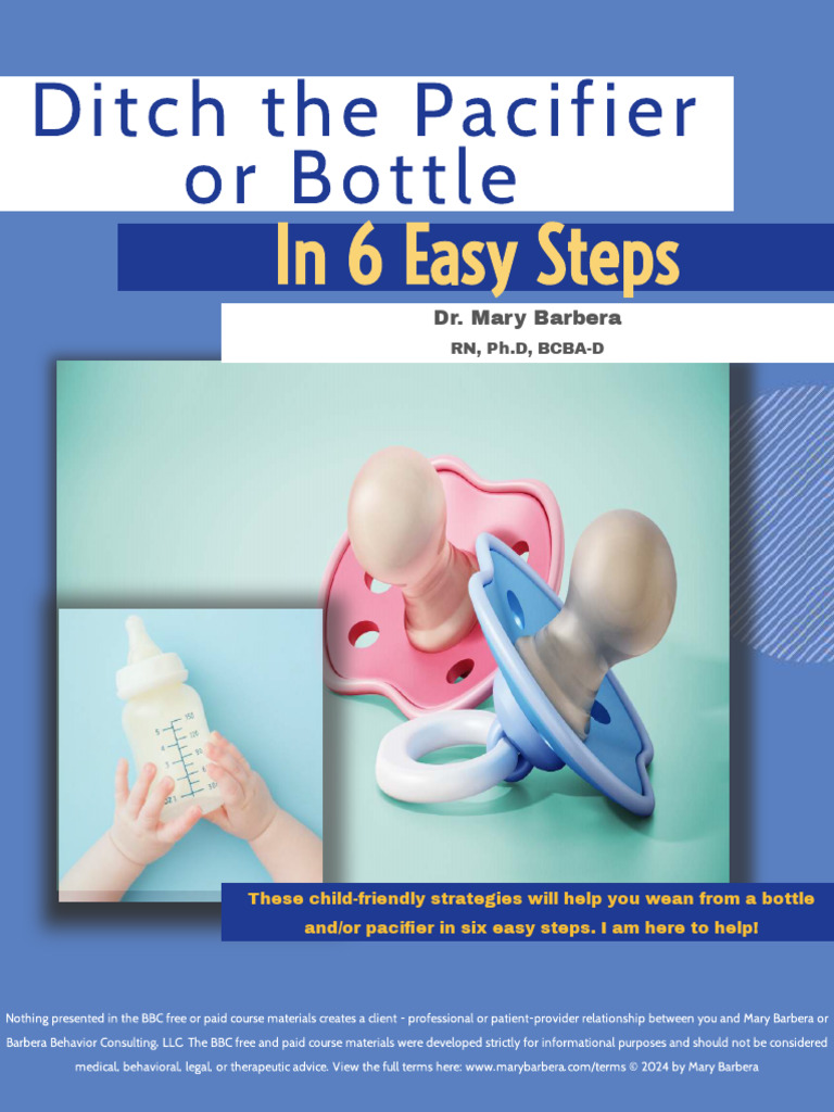 Wean Your Child from Pacifier & Bottle | PDF | Human Life Stages