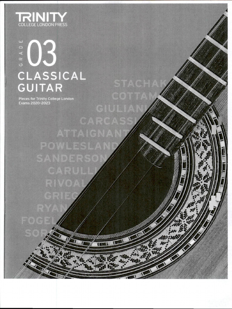 Pdfcoffee.com Grade 03 Trinity Classical Guitar | PDF