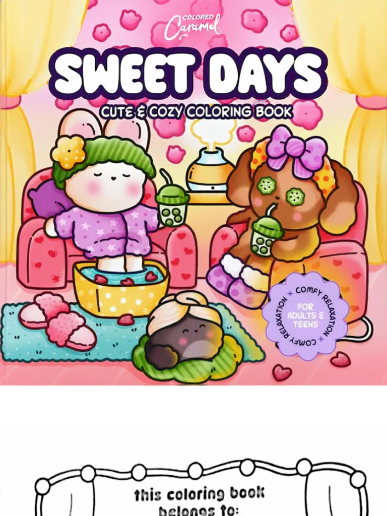 42 ColoredCaramel SweetDays ColoringWorld | PDF