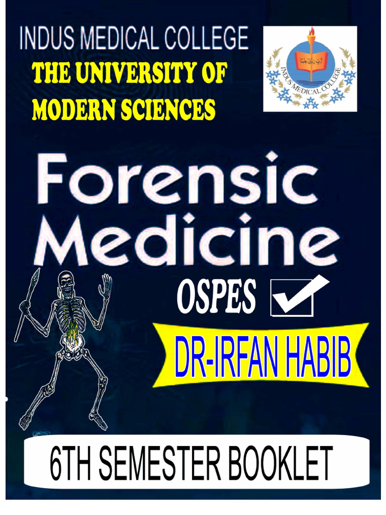 Forensic Medicine Solved Ospe by Dr-Irfan Habib-1 | PDF