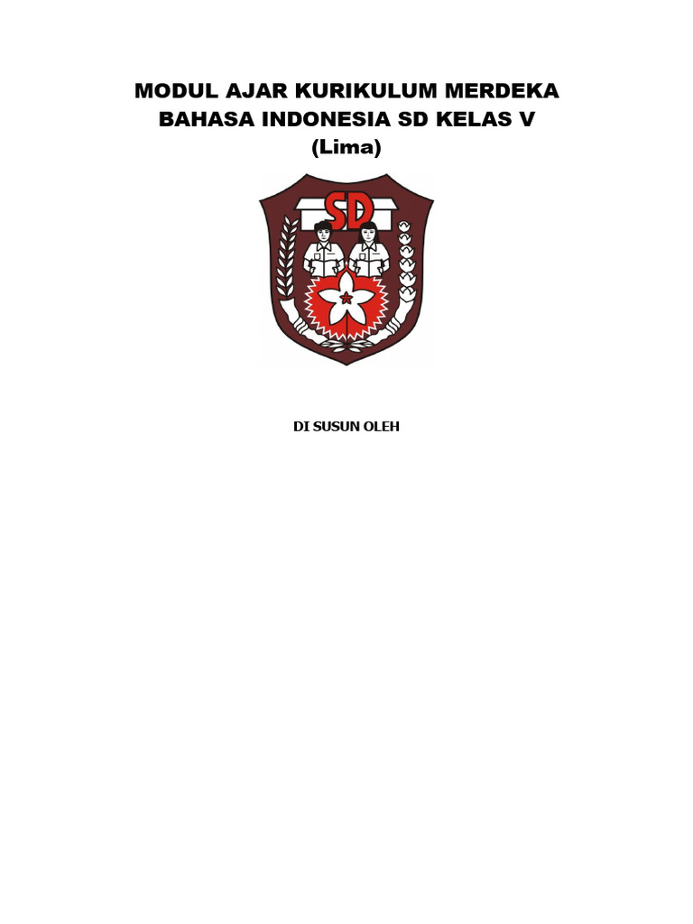 MODUL AJAR BAHASA INDONESIA NANI USGIATI_ K | PDF