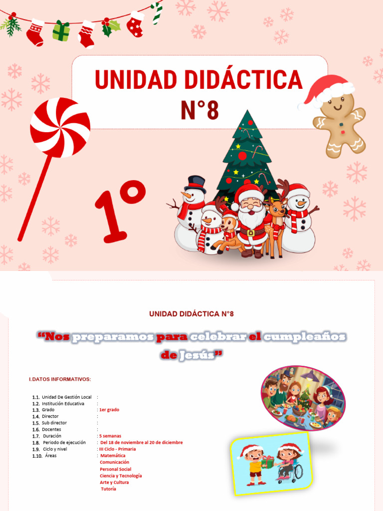 Unidad N°8 - 1er Grado | PDF | Información | Universo