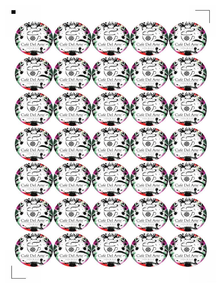 Stickers Circulos 2x2 | PDF