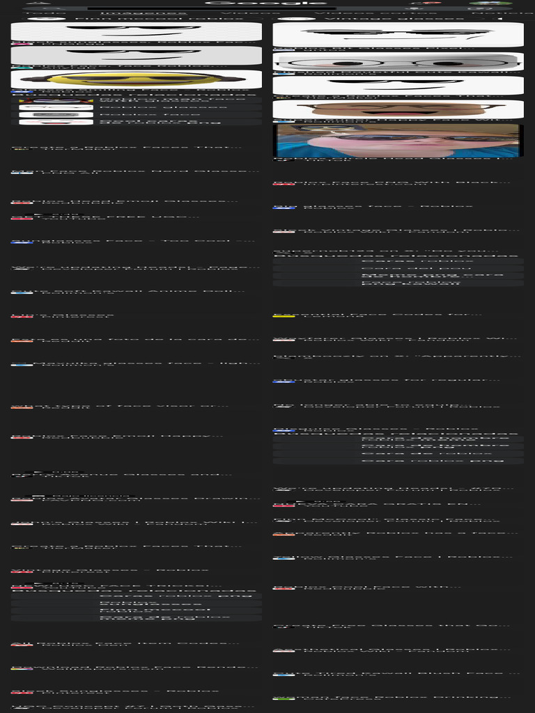 Roblox Glasses Face Collection Guide | PDF | Glasses