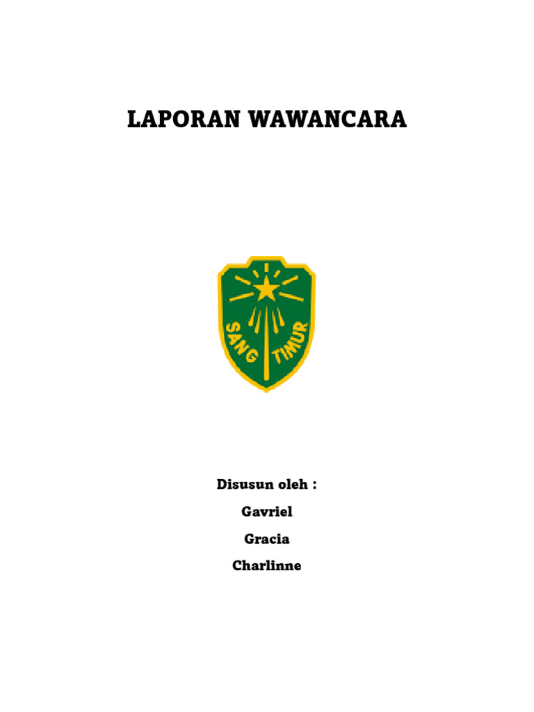 Wawancara Suster Yohana: Pendidikan di Sang Timur | PDF