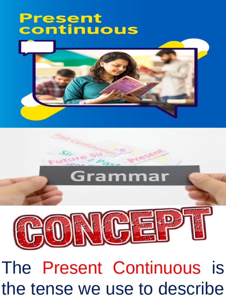 Present Continuous Tense Explained | PDF
