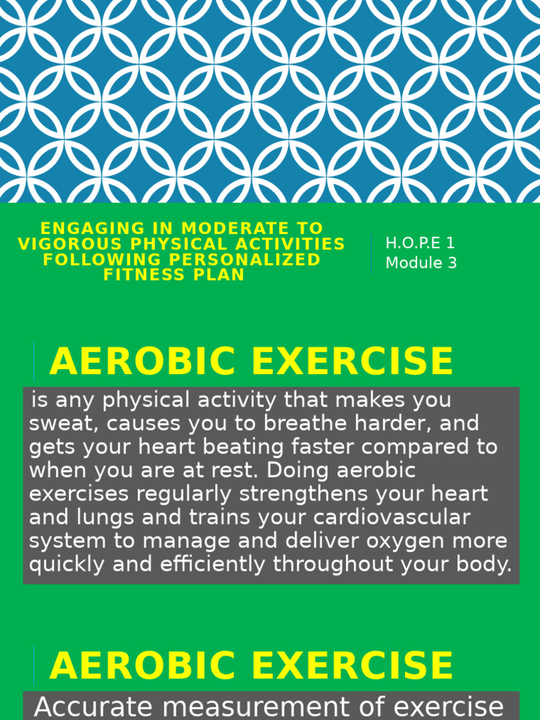 HOPE Module 3 | PDF | Physical Fitness | Strength Training