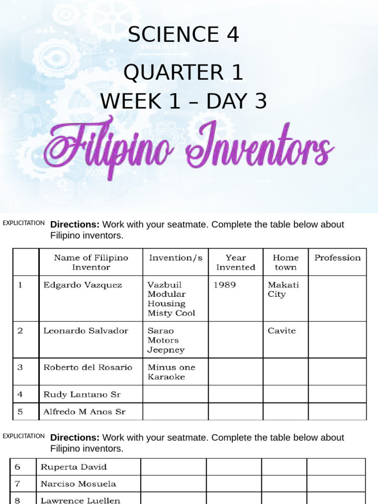 Science 4 Week 1 Day 3 | PDF
