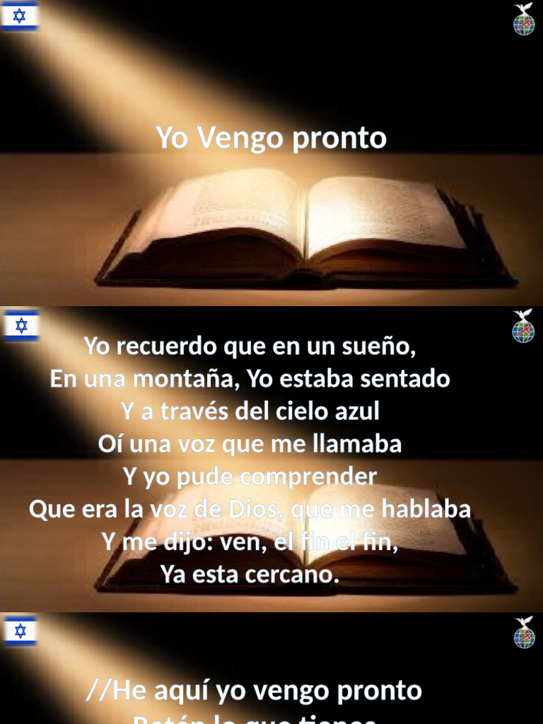 1 - Yo Vengo Pronto | PDF