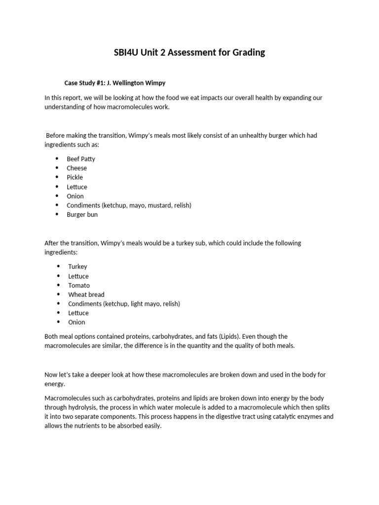 SBI4U_Unit_2_Assessment_for_Gr_.docx | PDF | Enzyme Inhibitor ...