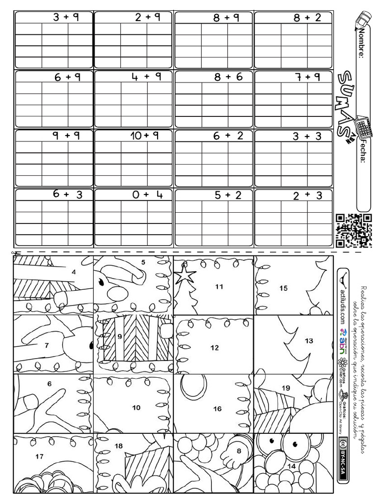 2 Sumandos de 2 y 1 Dígito 03 | PDF