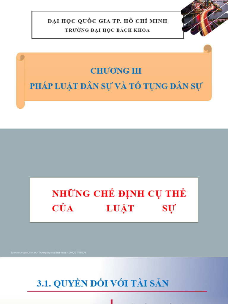 04 - SP1007 - Chuong 3 - Phap Luat Dan Su Va To Tung Dan Su - Phan 2 ...